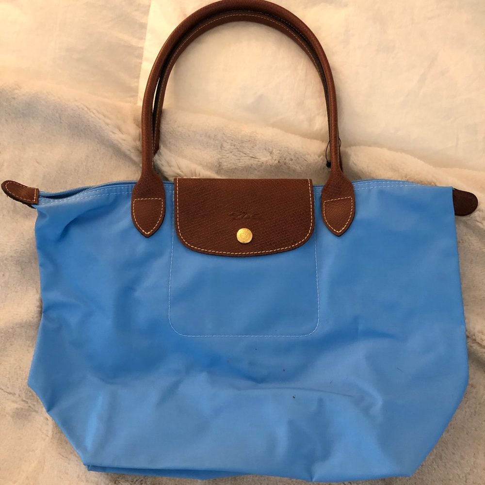 Longchamp Mini Tote - Blue - Gem